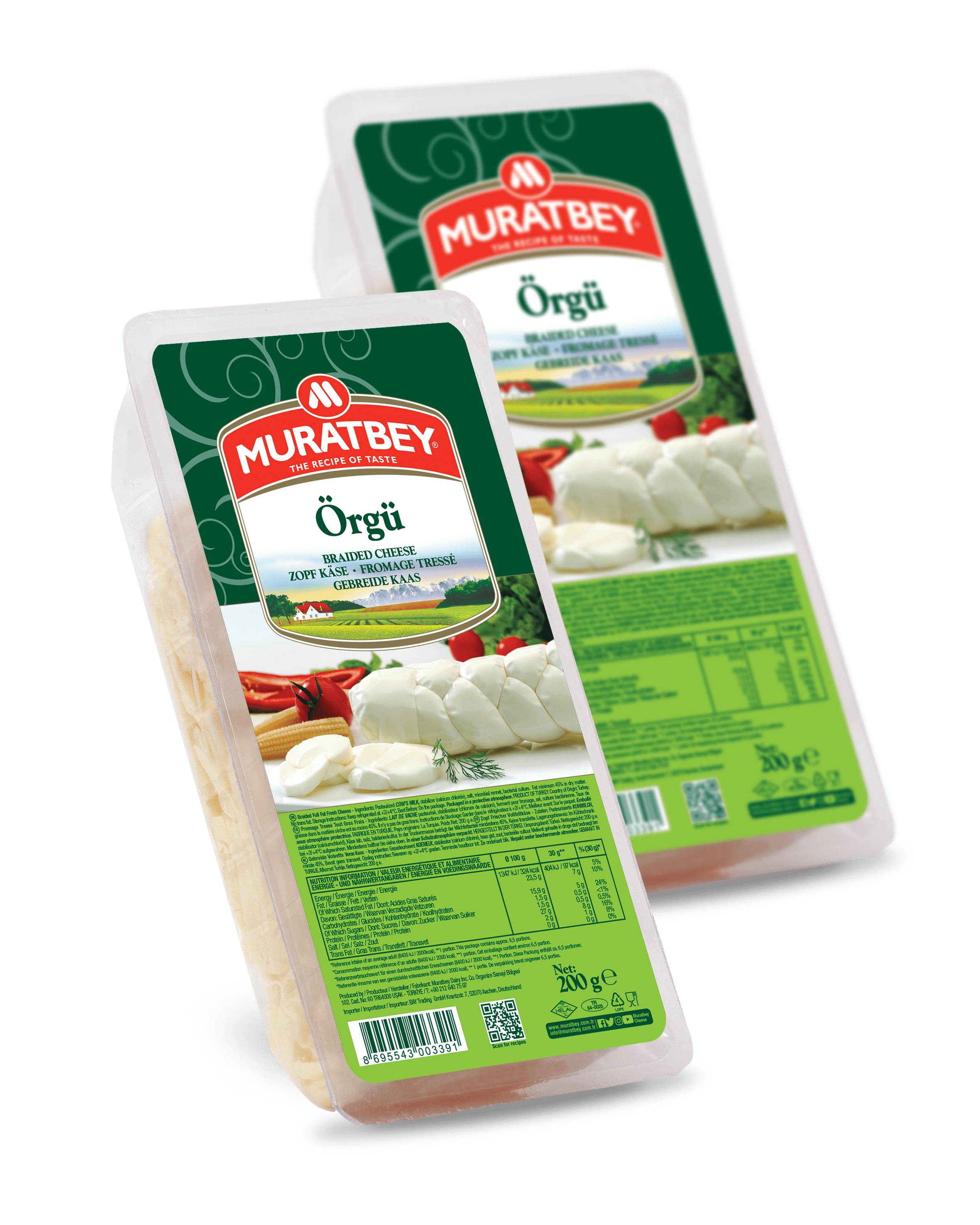 Products | Muratbey - Taste Recipes - Braided Cheese