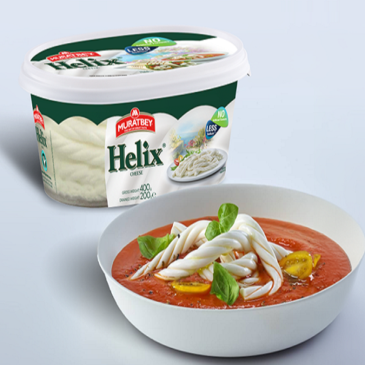 Recipes | Muratbey - Taste Recipes - TOMATO SOUP WITH HELIX